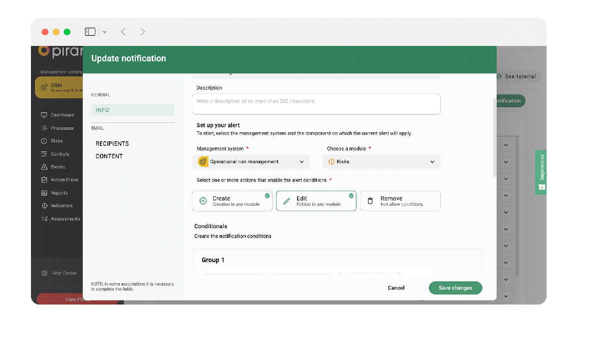 You have a new risk management alert! 🔔