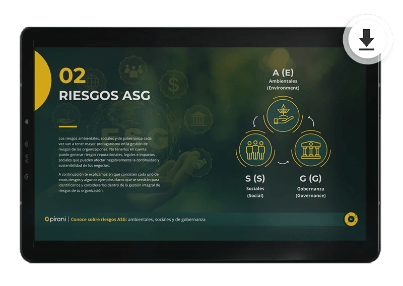Conoce sobre riesgos ASG: ambientales, sociales y de gobernanza