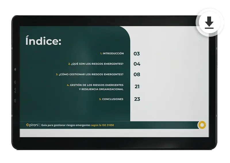Guía para gestionar riesgos emergentes según la ISO 31050