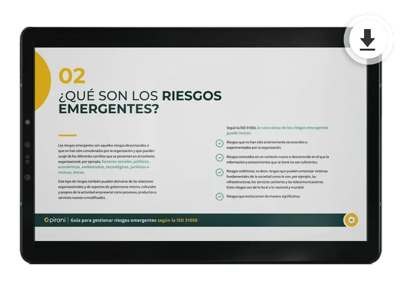 Guía para gestionar riesgos emergentes según la ISO 31050