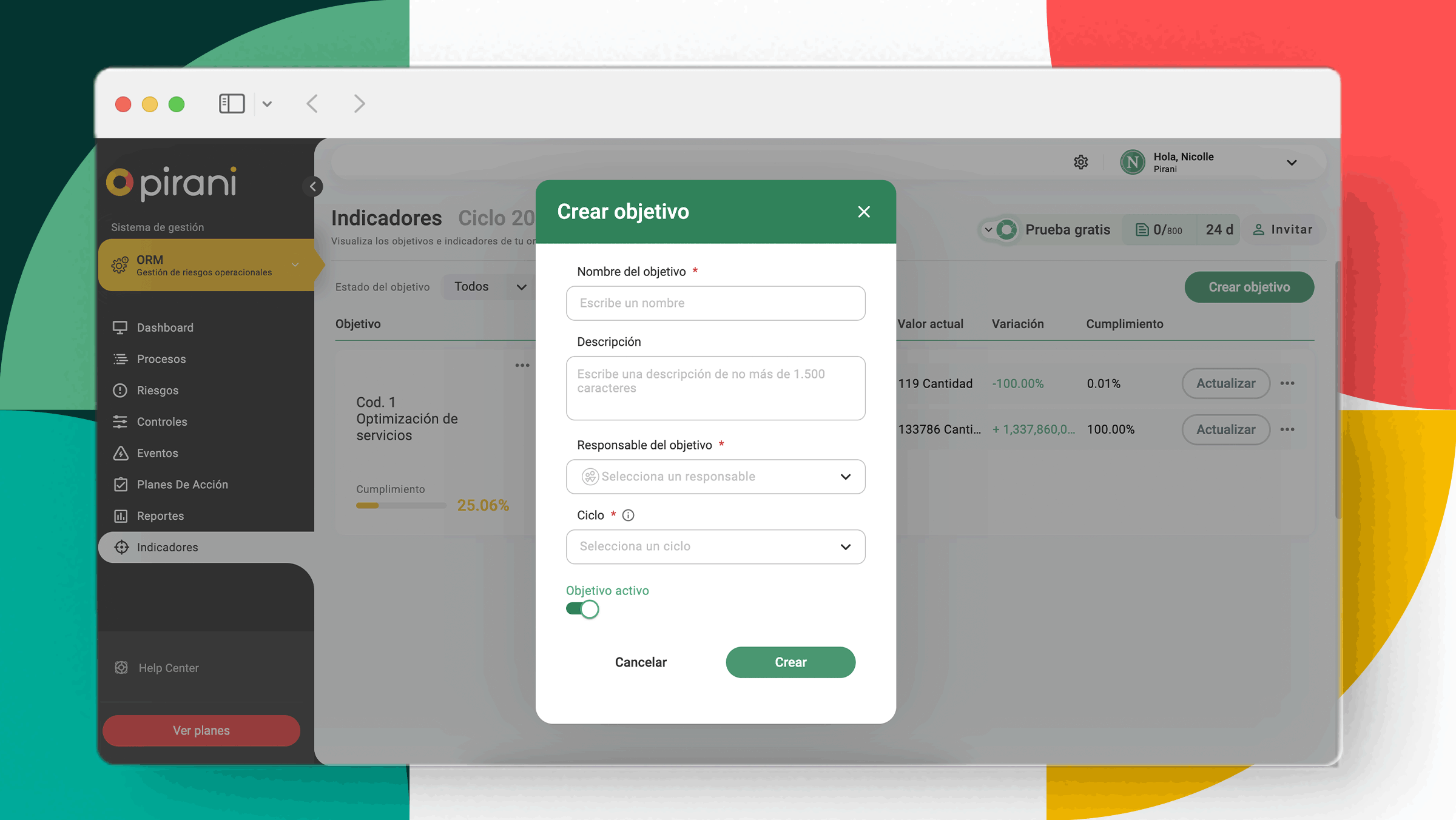 Módulo de Indicadores | Cumple los objetivos de tu empresa